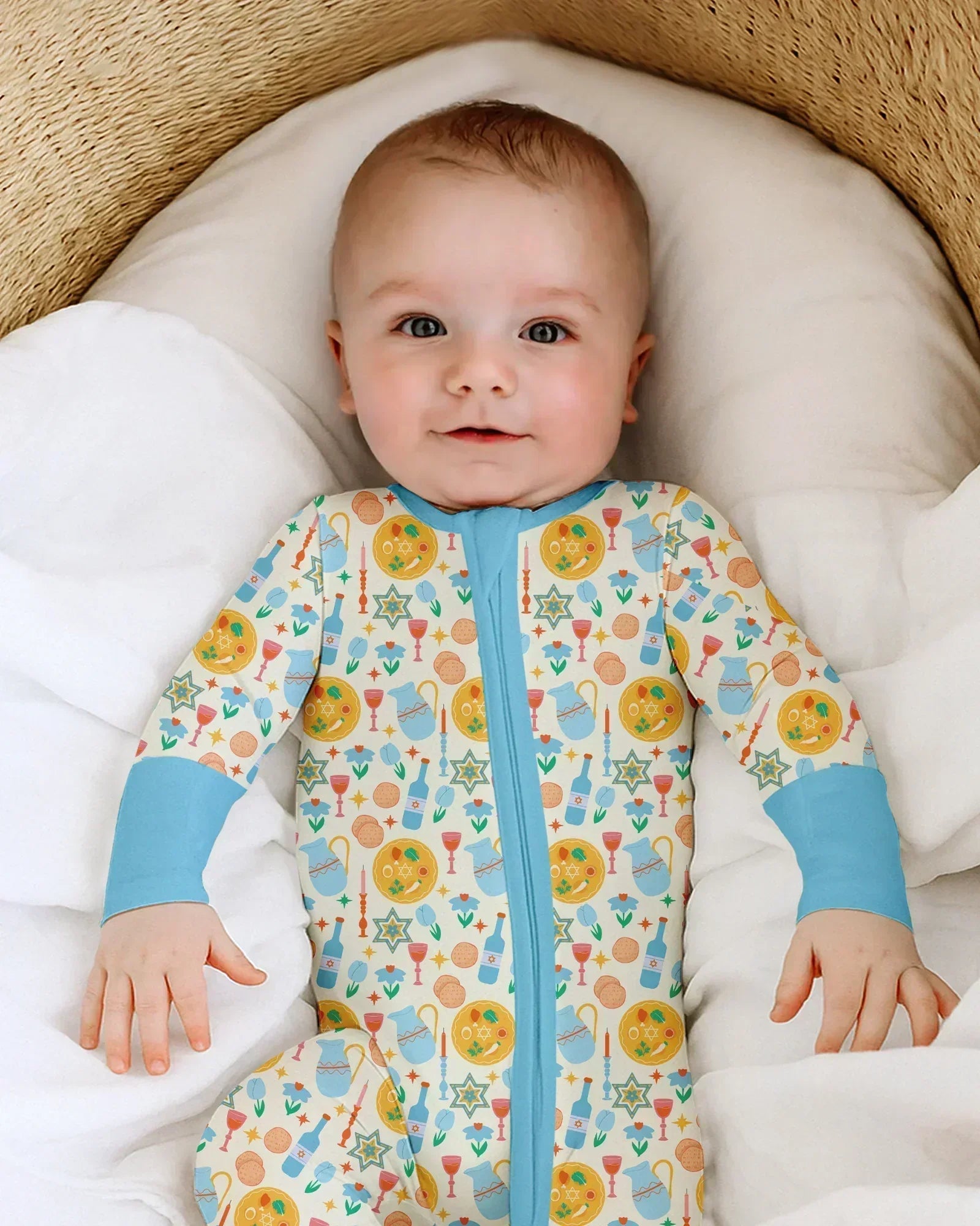 Pesach Sameach Matching Family Bamboo Convertible Zippy – Zumbamboo
