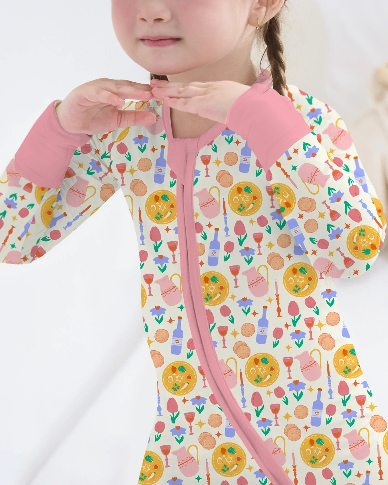 Pesach Sameach Matching Family Bamboo Convertible Zippy – Zumbamboo