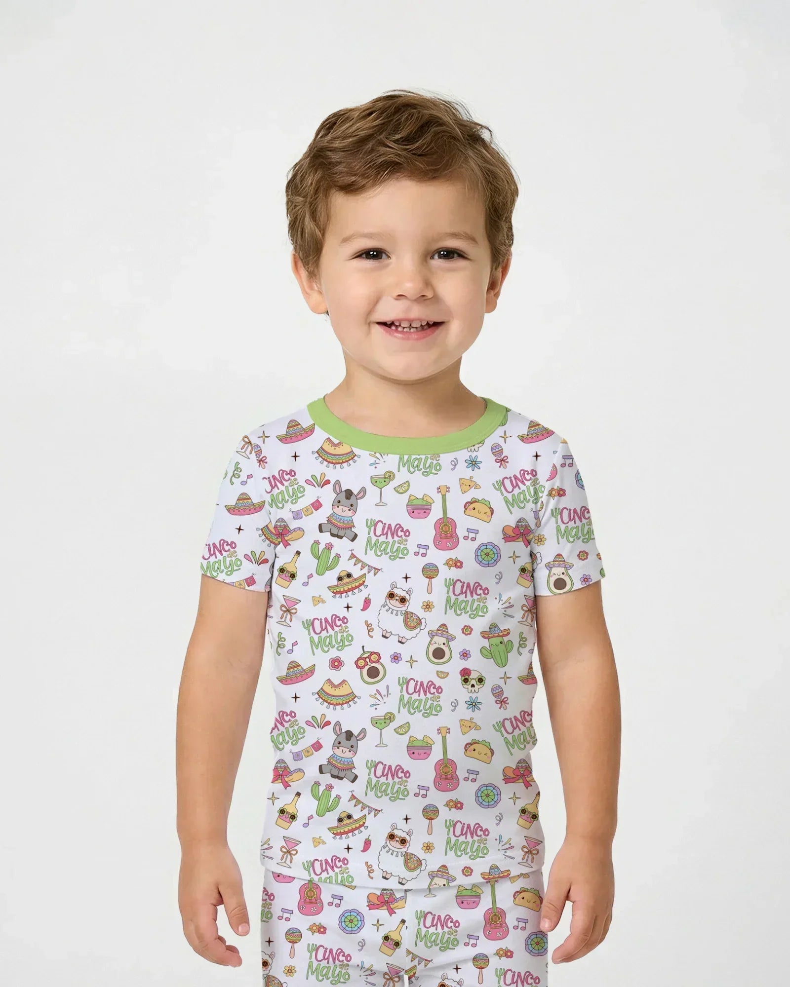 Cinco de Mayo Fiesta Bamboo Two Piece Short Sleeve Pajama Set – Zumbamboo