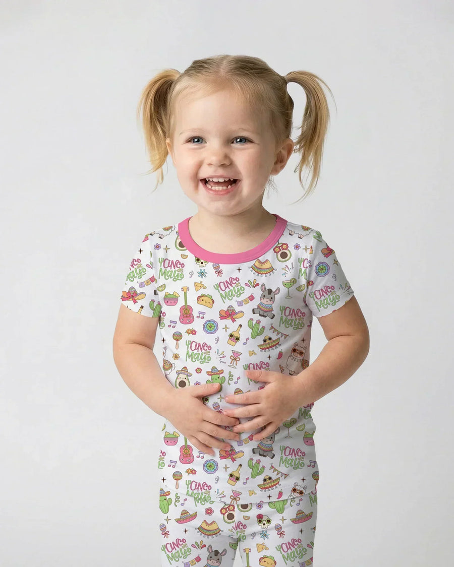 Cinco de Mayo Fiesta Bamboo Two Piece Short Sleeve Pajama Set – Zumbamboo